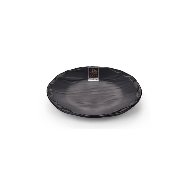 7 Inch Black Matte Round Melamine Dessert Plate JM16946MS – Jamie